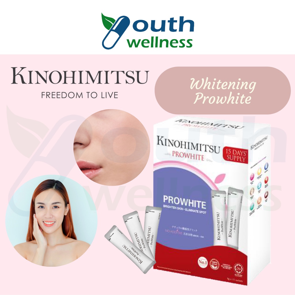 Kinohimitsu ProWhite | Brighten Skin | Eliminates Dark Spots (8g x 15 ...