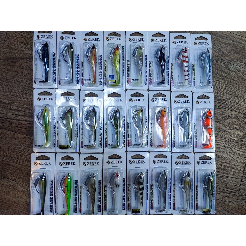 ZEREK FLAT SHAD PRO 3.5" 10G | Shopee Malaysia