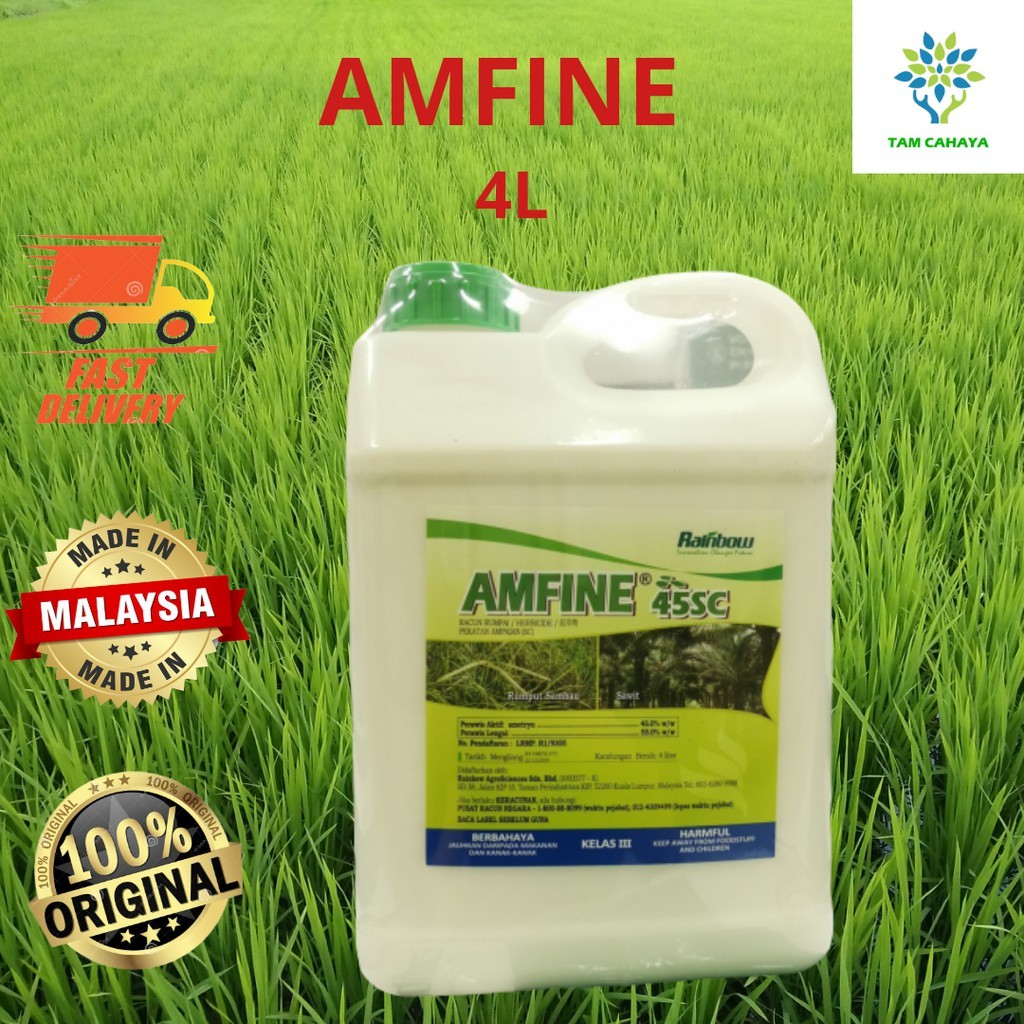 4L AMFINE 45SC AMETRYN 45% Racun Susu (Sama Dengan Amepax SYMBOL ...