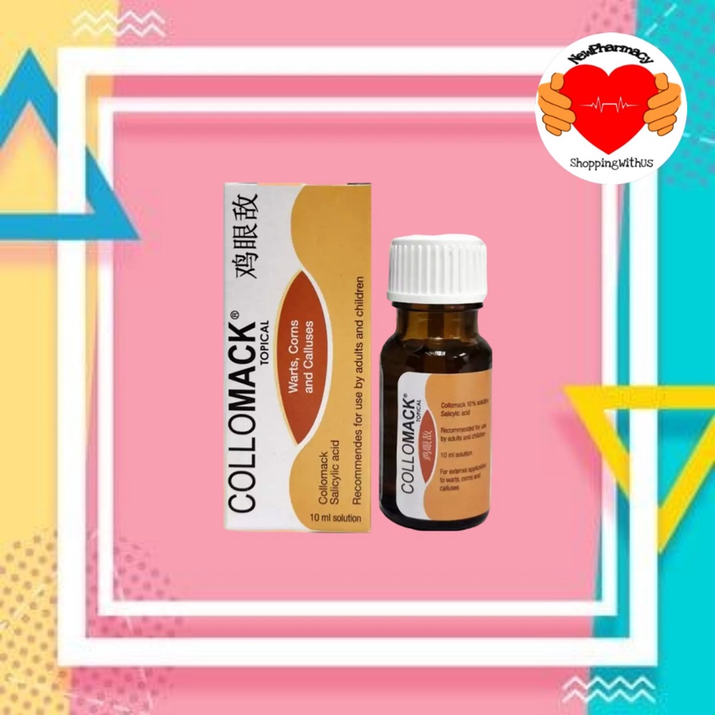 ColloMack Topical Warts, Corns and Calluses 10ml (Exp-10/2023) | Shopee ...