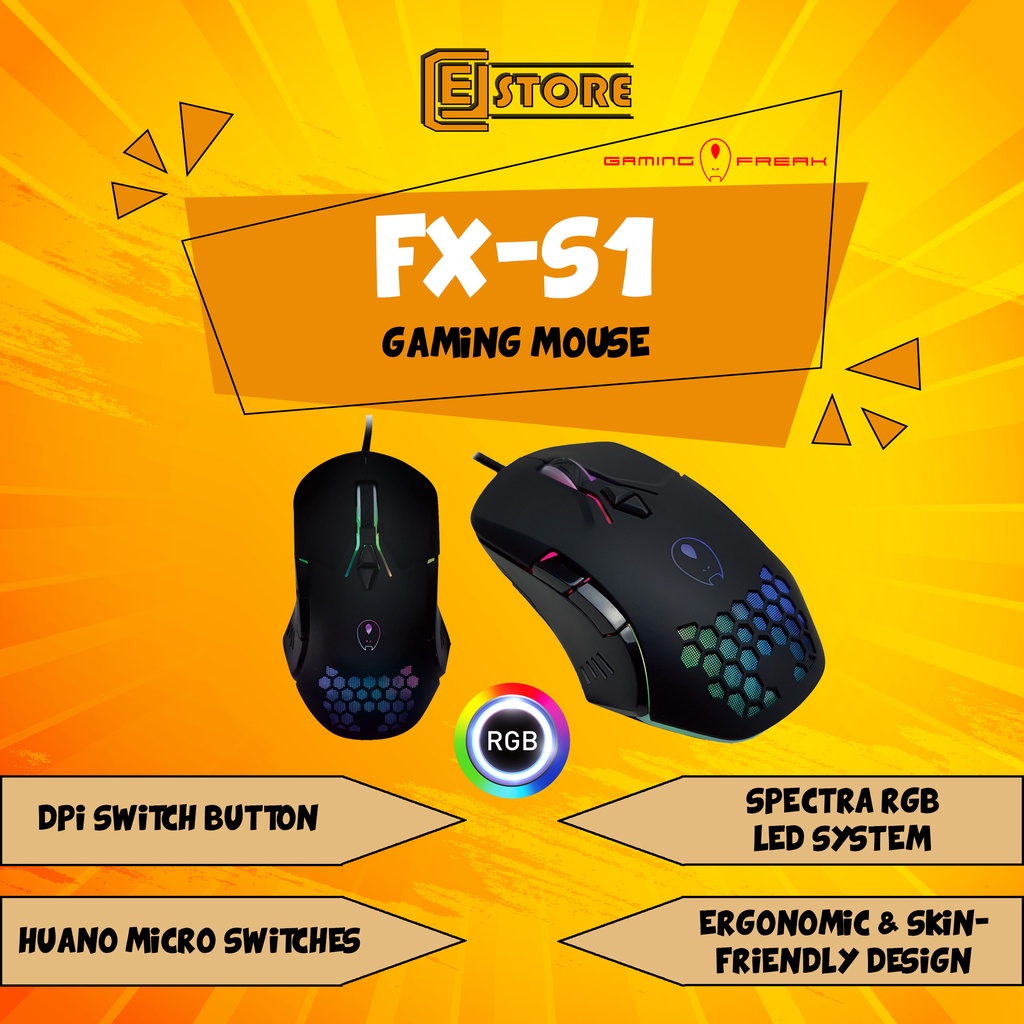 GAMING FREAK FX-S1 GAMING MOUSE | Shopee Malaysia