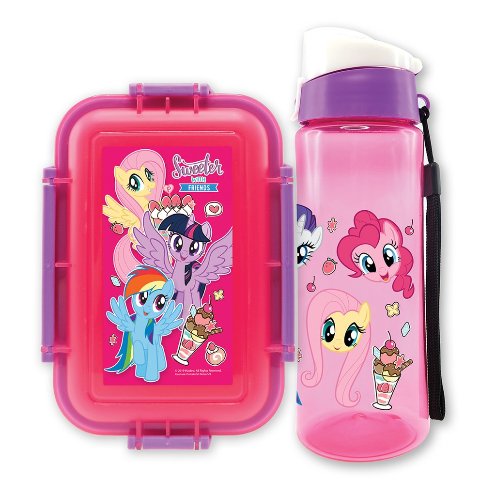 My Little Pony Lunch Box with Water Bottle Set | Shopee Malaysia