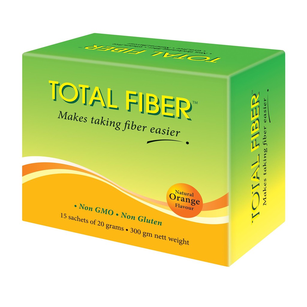 Total Fiber (Orange / Original Flavour) (20g x 15 Sachets) | Shopee ...