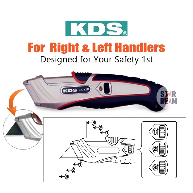 KDS Safety Metal Cutter with Safety Precaution for Left Handlers ...