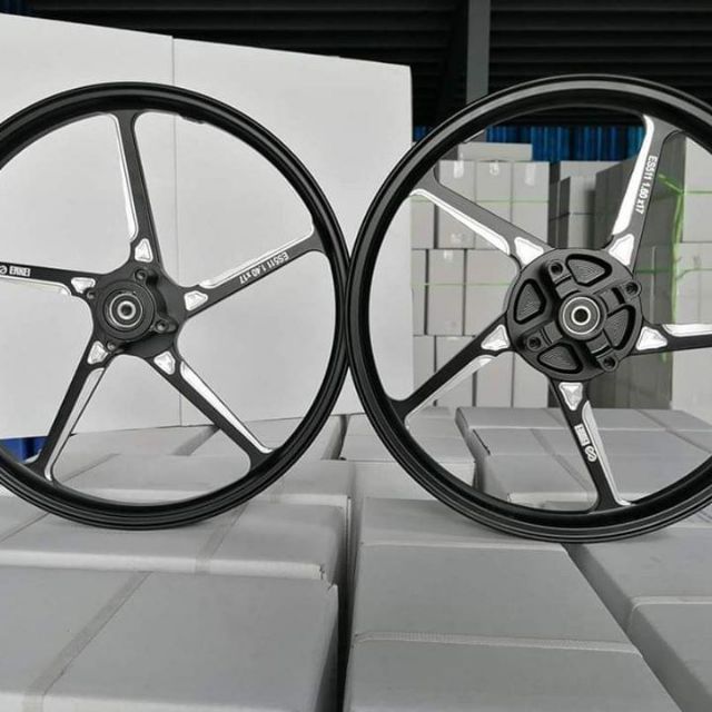 ENKEI FG 511 (FREE BEARING BUSH) SPORT RIM-LIMITED EDITION-(1.4F/1.6) Y15/Y125Z/LC135 5S (RIM ...