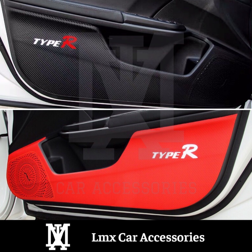 Honda Civic FC Anti Side Kick Carbon Sticker Side Door Protection Door ...