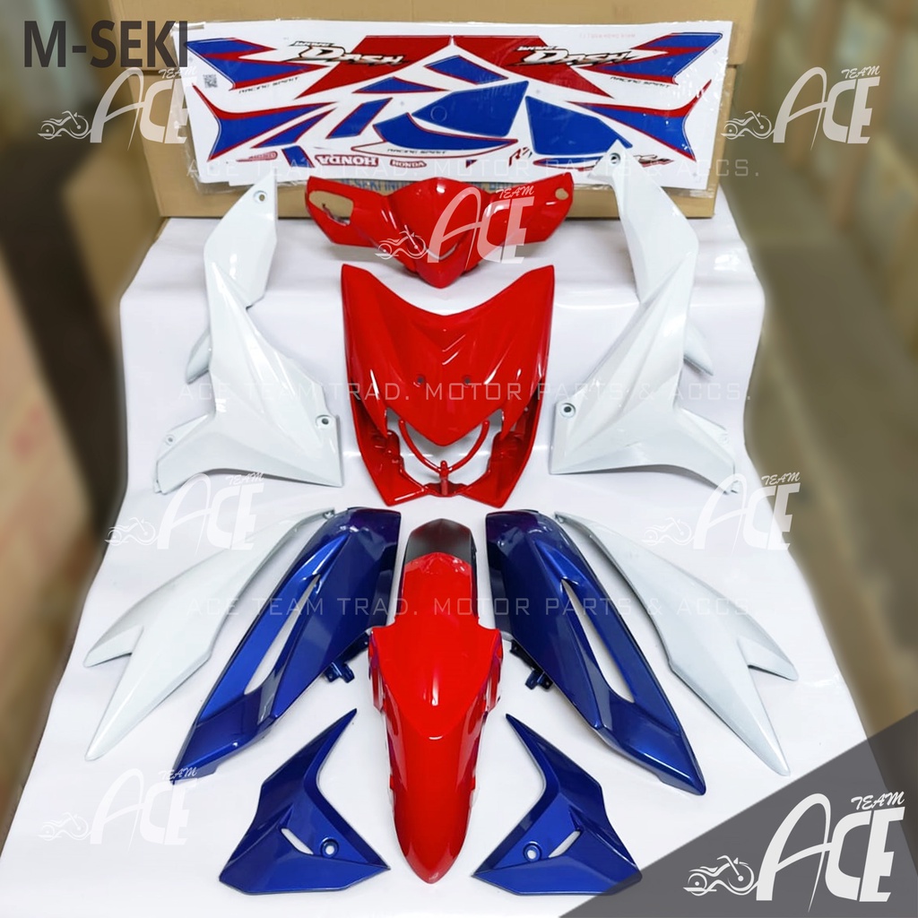 Coverset Dash 110 V1 Respol Orange Wave Dash110 Red Blue Kaver DashV1 Body Cover Set Dash RS RSR ...