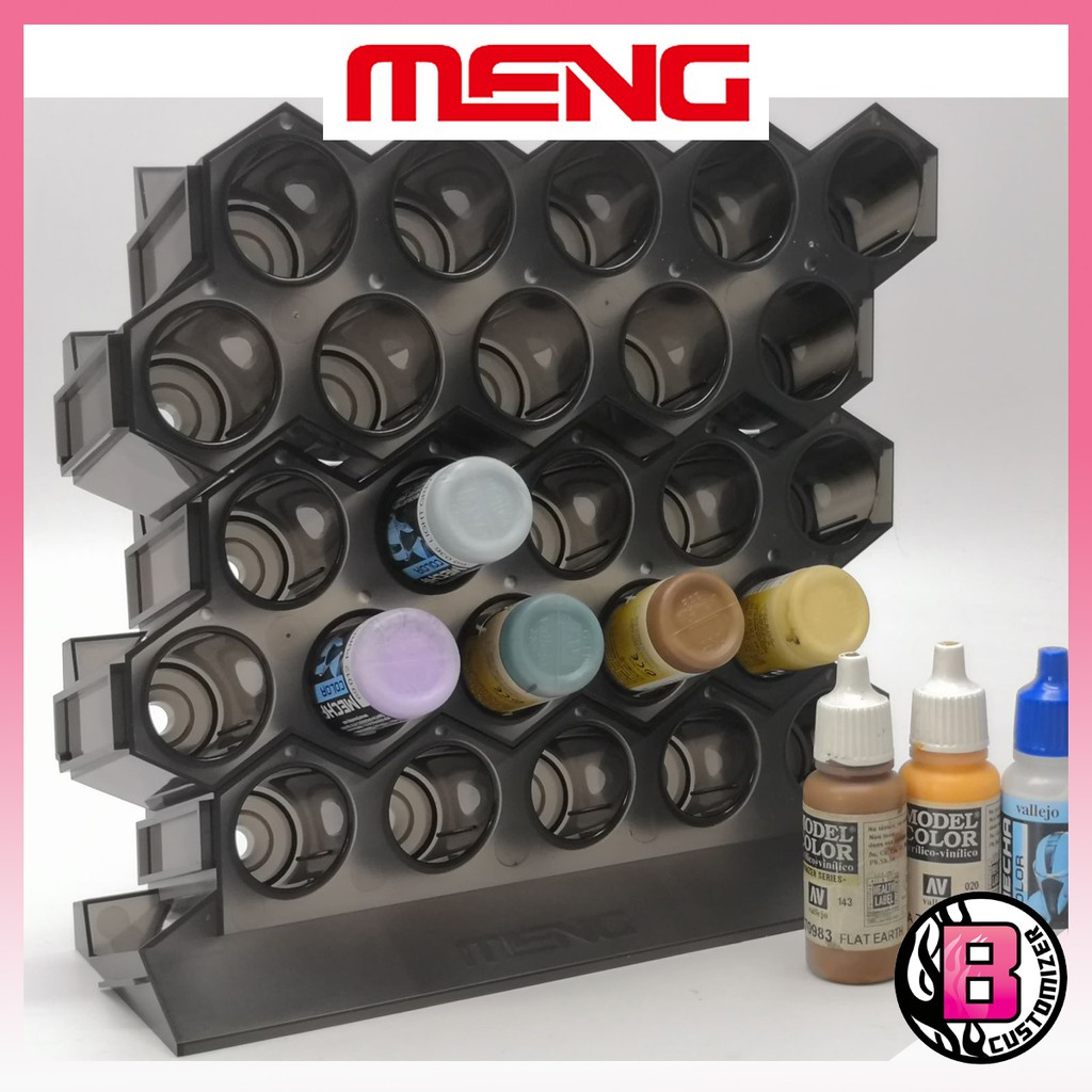 Meng model MTS-043 modular acrylic paint rack (Base set and expansion ...