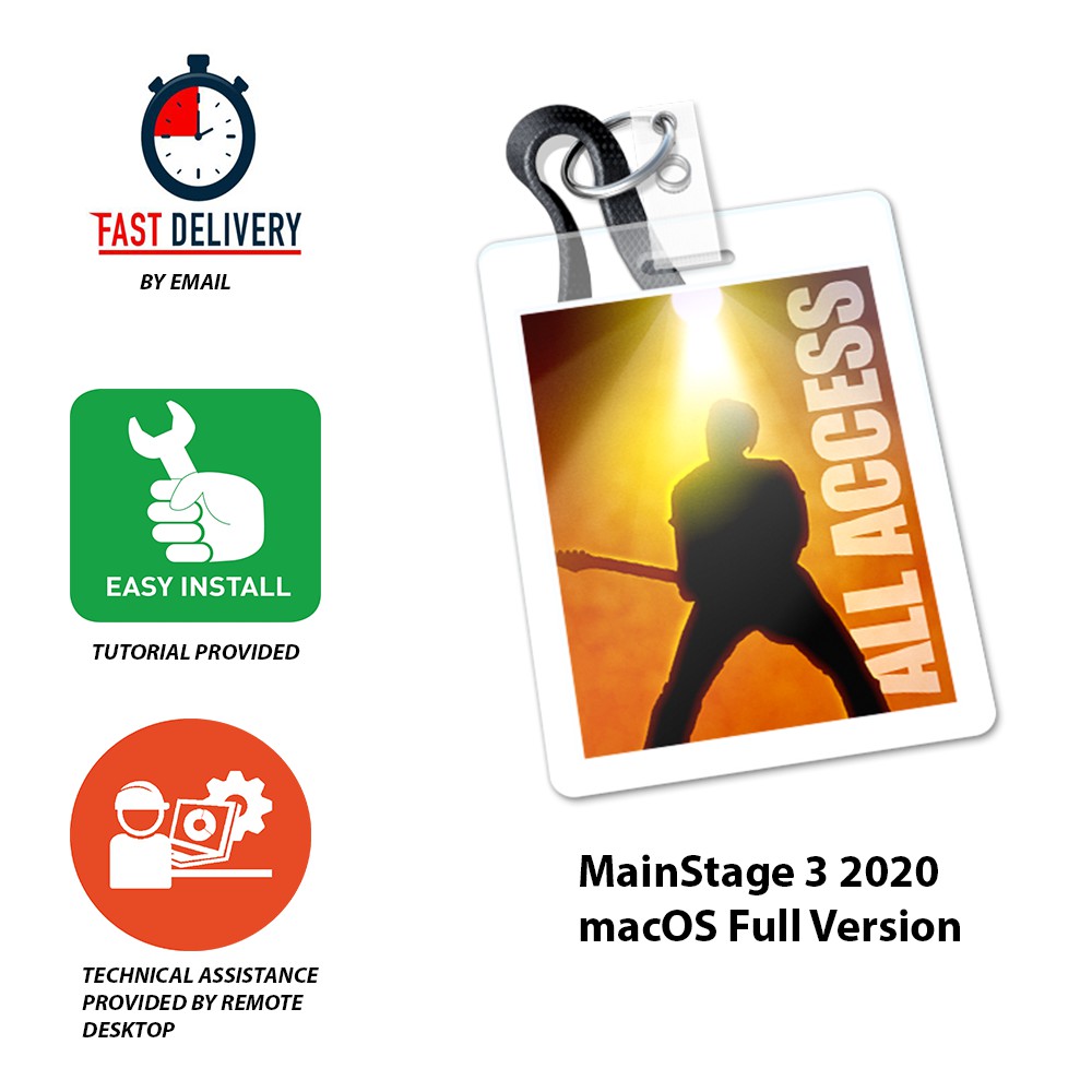 MainStage 3 2022 macOS Full Version | Shopee Malaysia