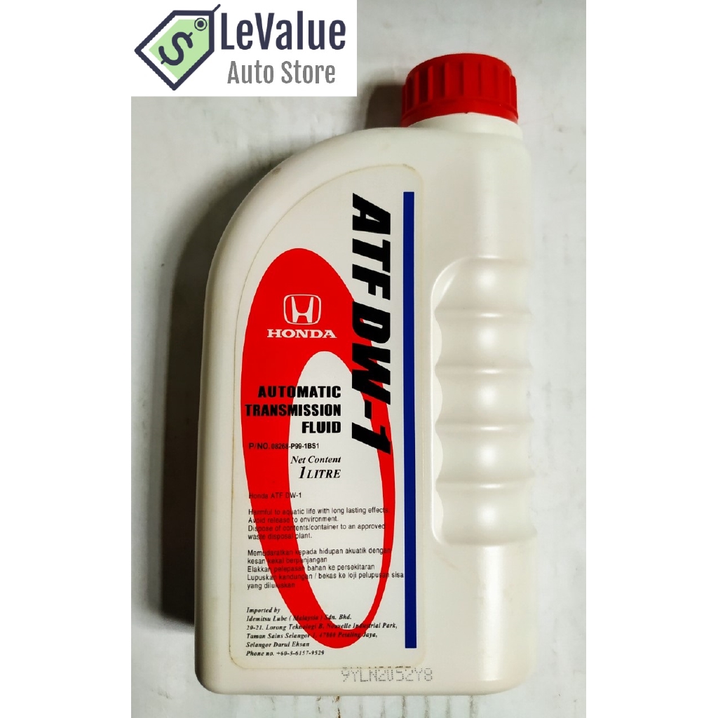 Honda ATF DW-1 Auto Transmission Fluid (1 Liters) | Shopee Malaysia