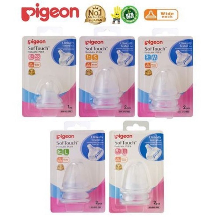 Pigeon SoftTouch Peristaltic Plus 100% Original LL SIZE | Shopee Malaysia