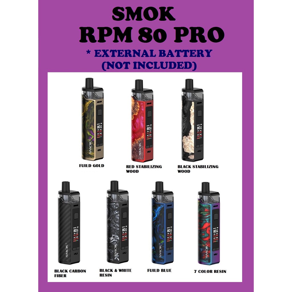 🔥smok rpm 80 pro 🔥100% original🔥 smok rpm80 pro pod system kit pod mod ...
