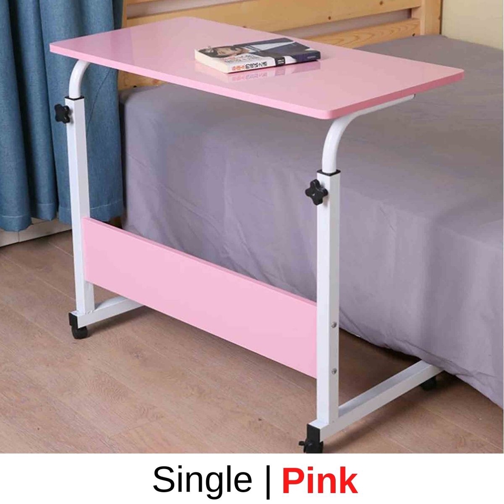 60 x 40cm Multifunctional Double Lifting Laptop Table BedSide Table ...
