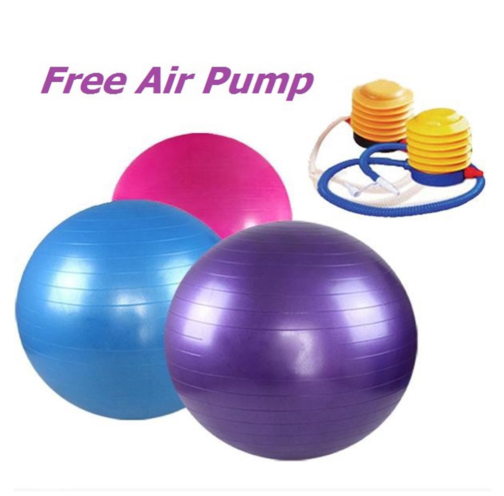 🔥🔥 New! 45CM Burst Resistance Yoga Ball Mat Gym Fitness Shake 45cm ...