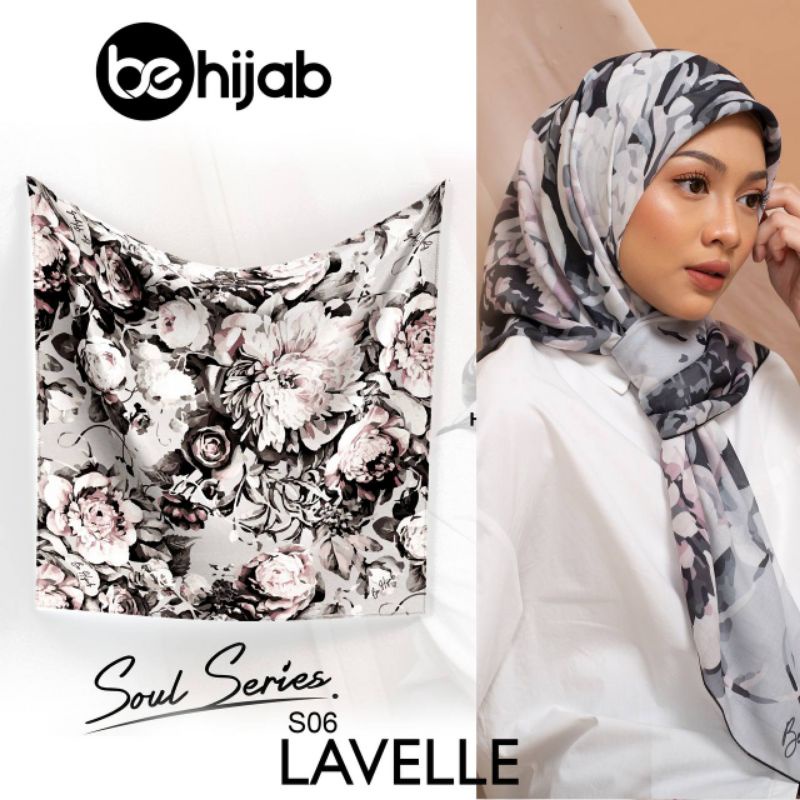 BE HIJAB - Code : LAVELLE Tudung Bawal Printed Cotton Voile Premium ...