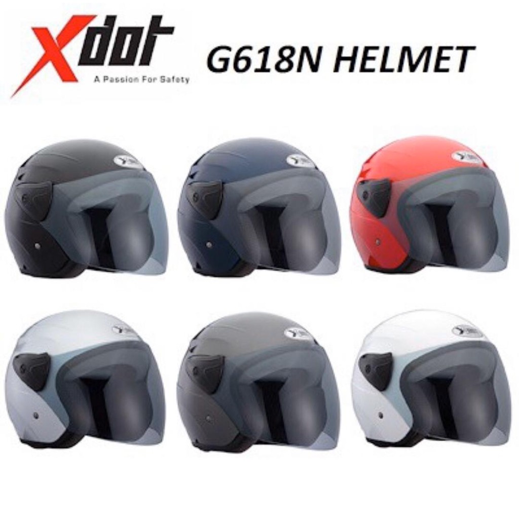 XDOT OPEN HELMET G618 | Shopee Malaysia