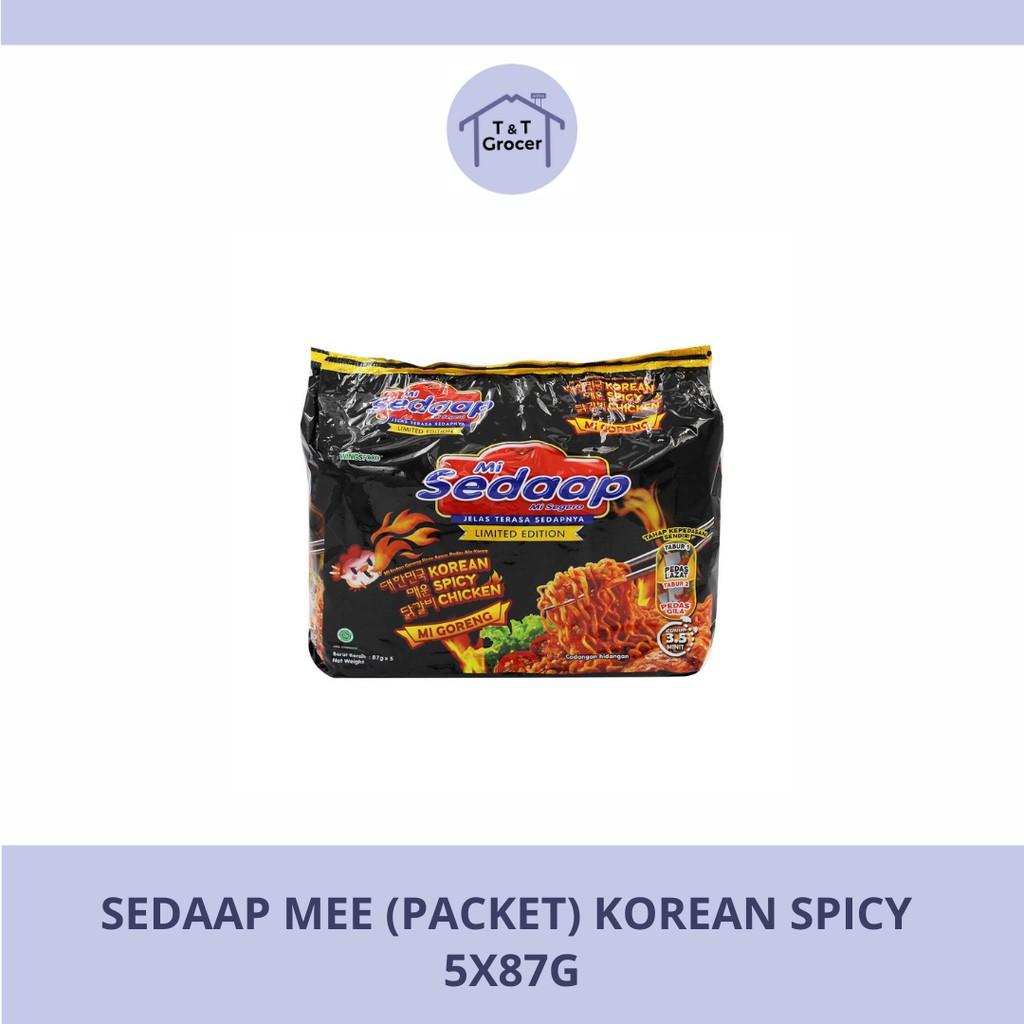 Sedaap Mee Goreng Korean Spicy (5x87g) | Shopee Malaysia