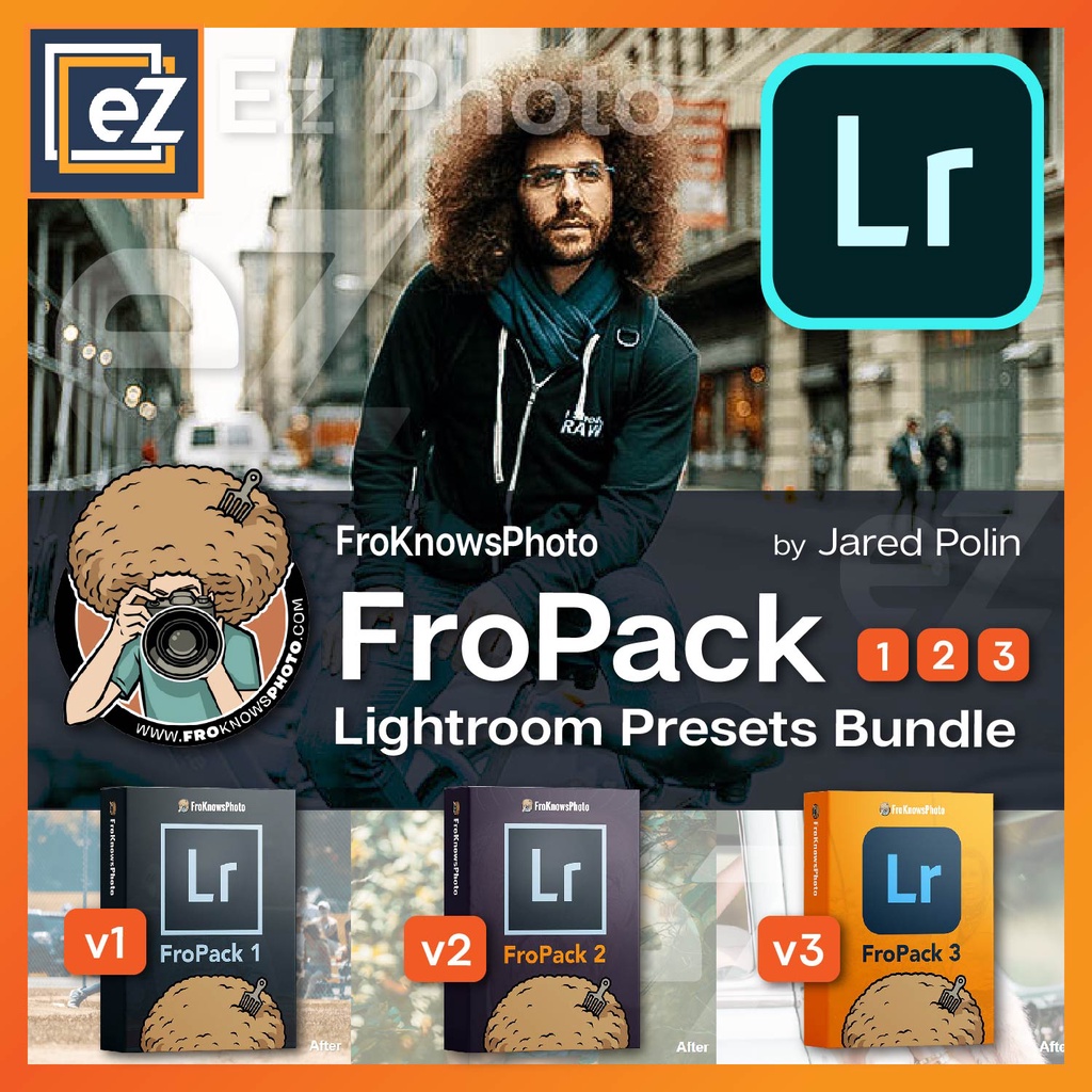 Jared Polin - FroPack 1, 2, 3 Complete Set Bundle Lightroom and ...