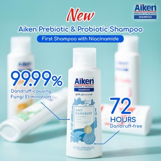 Aiken Prebiotic & Probiotic Shampoo (350g) [Anti Dandruff / Anti ...