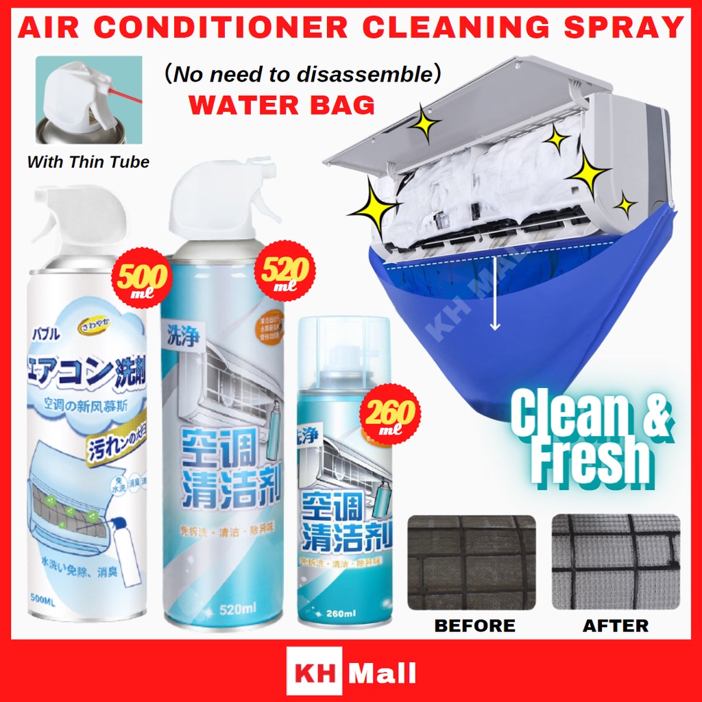 Air Conditioner Cleaning Spray 520/260ML for Aircon Dust Freeze ...