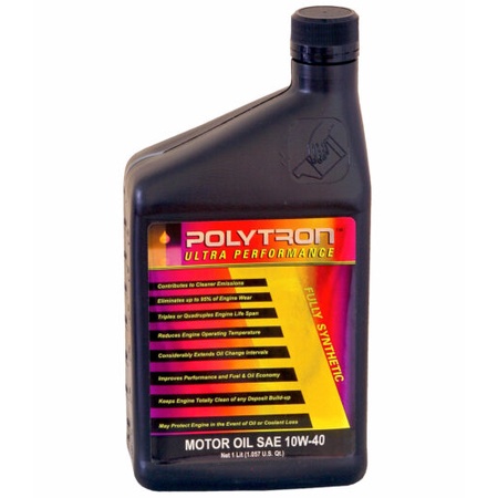 Polytron Fully Synthetic 10W-40 Motor Oil 1 Liter - Military Industrial ...