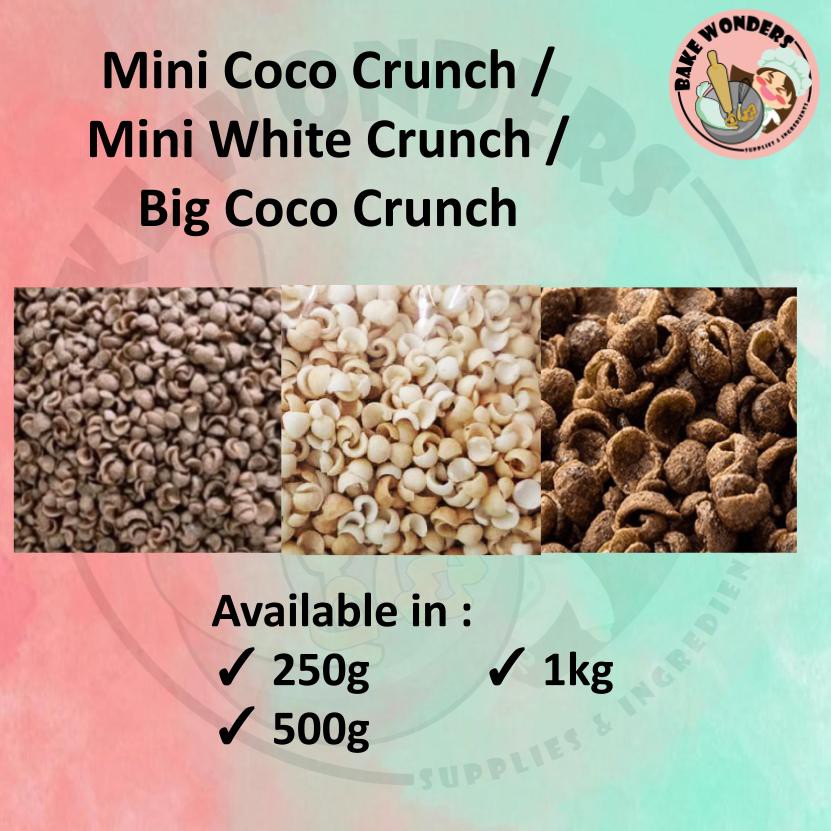 Mini Coco Crunch/ Mini White Crunch/Big Coco Crunch 250g/500g/1kg CHOCO ...