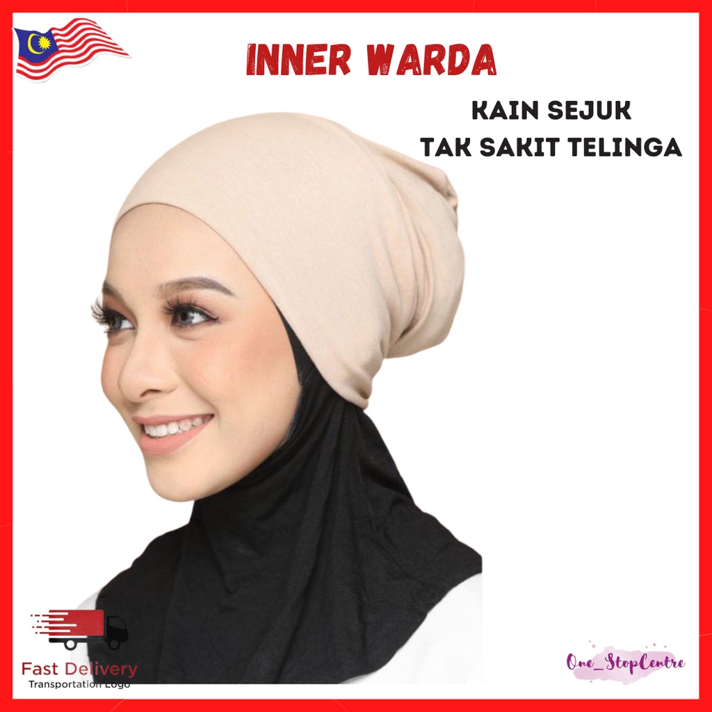 Inner Tudung Snowcap Budak Cotton Anak tudung iner ninja iner tudung budak Warda Premium Skarf ...