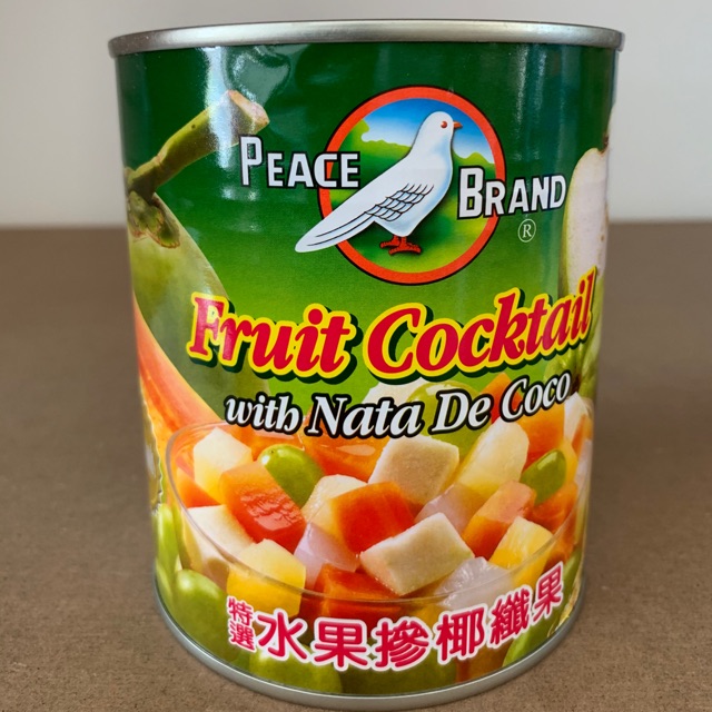Peace Fruit Cocktail with Nata De Coco 850g | Shopee Malaysia