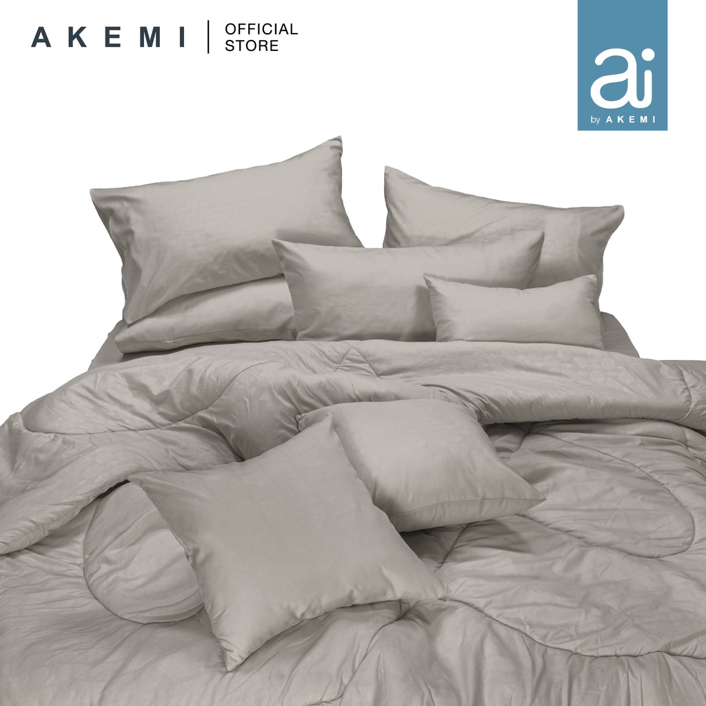 Ai by AKEMI Colourkissed Afton Comforter Set 620TC (Super Single/Queen ...