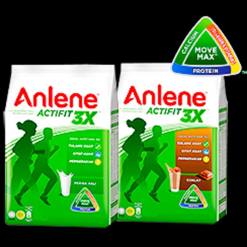 Anlene Actifit 3X Milk Powder 600grams (Original / Chocolate) | Shopee ...