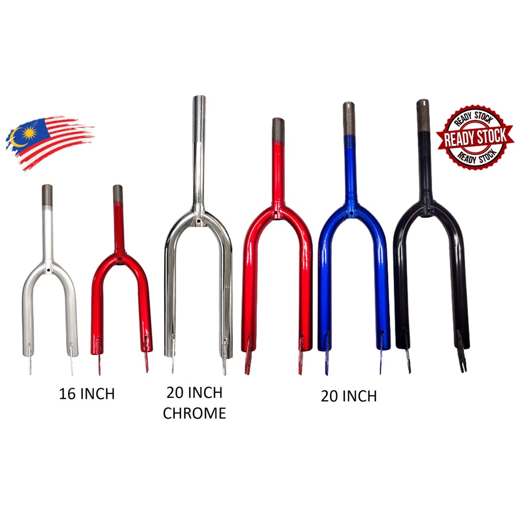 Bicycle Fork 16" 20" Fork Basikal 25.4mm | Shopee Malaysia