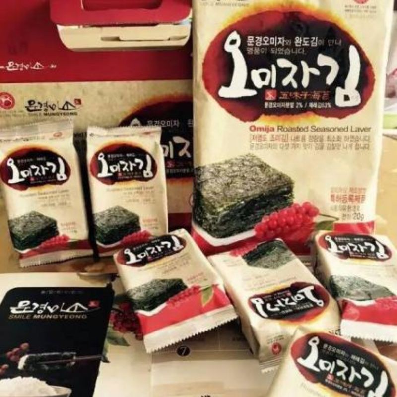 Korean omiji seaweed layer 5g 韩国进口五味子海苔 5g halal | BeeCost