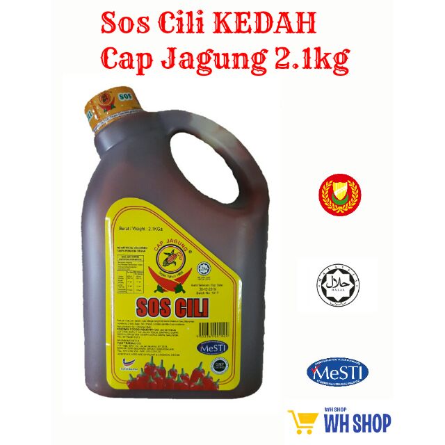 Sos Cili (KEDAH) Cap Jagung 2.1kg | Shopee Malaysia