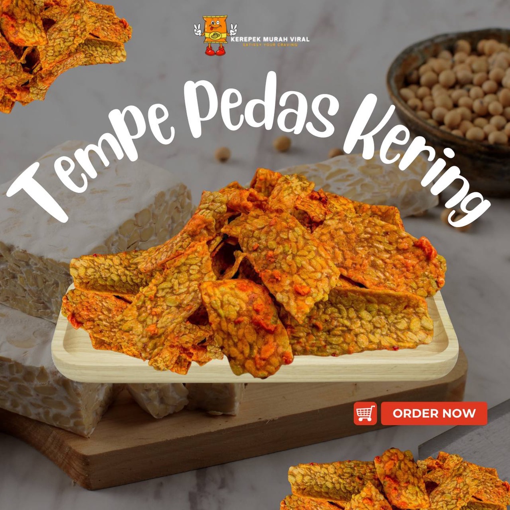 KEREPEK TEMPE PEDAS KERING / TEMPE SAMBAL / KEREPEK TEMPE SAMBAL ...