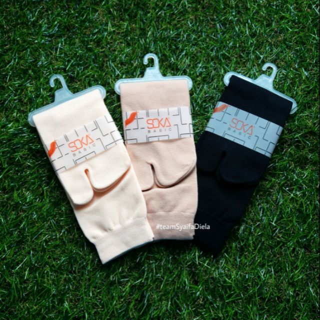 Stokin SOKA plain berjari | Shopee Malaysia