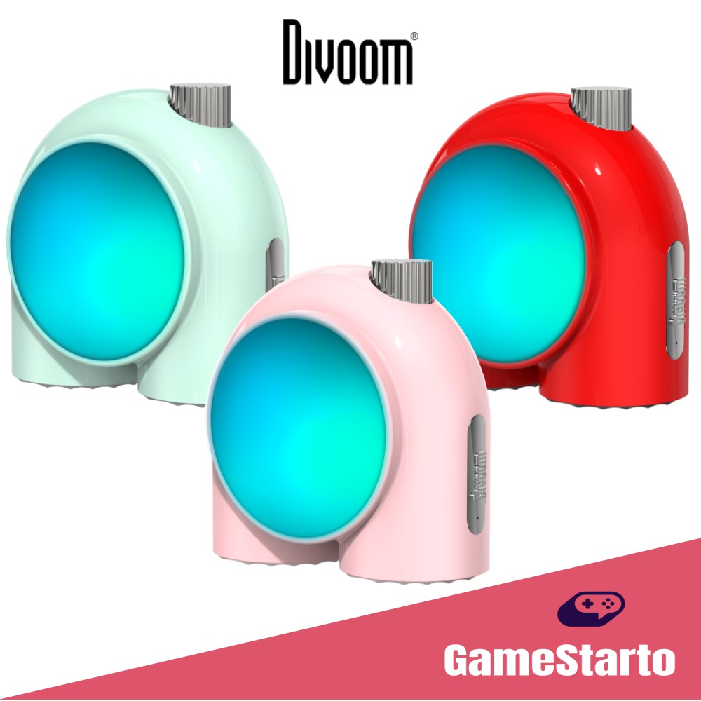 Divoom Planet 9 - Smart Mood Cordless Table Lamp with Programmable RGB ...