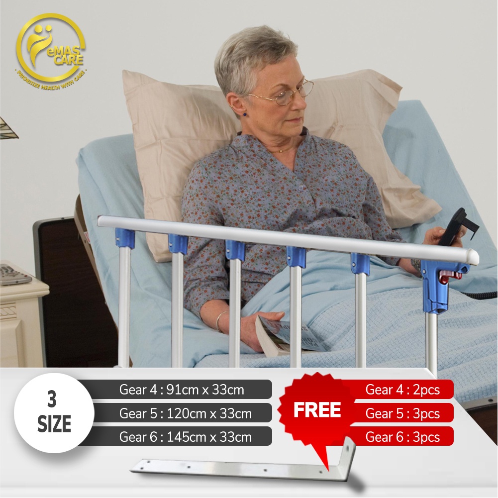 Fall Protection Railing Bedside Fence Aluminum Alloy1.8M Big Bed ...