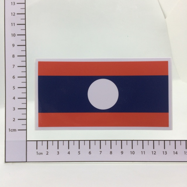 C176 Laos Flag Sticker | Shopee Malaysia
