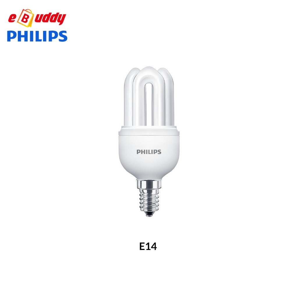 PHILIPS E14 Genie Energy Saver Bulb 8W 11W ( 2700K Warm White / 6500K Daylight ) | Shopee Malaysia