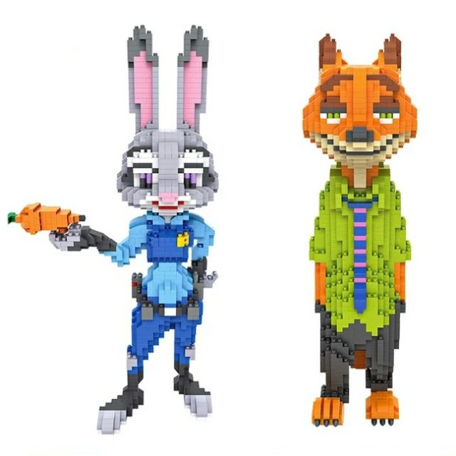 Zootopia Series Nanoblock Compatible LOZ Diamond Building Block ...