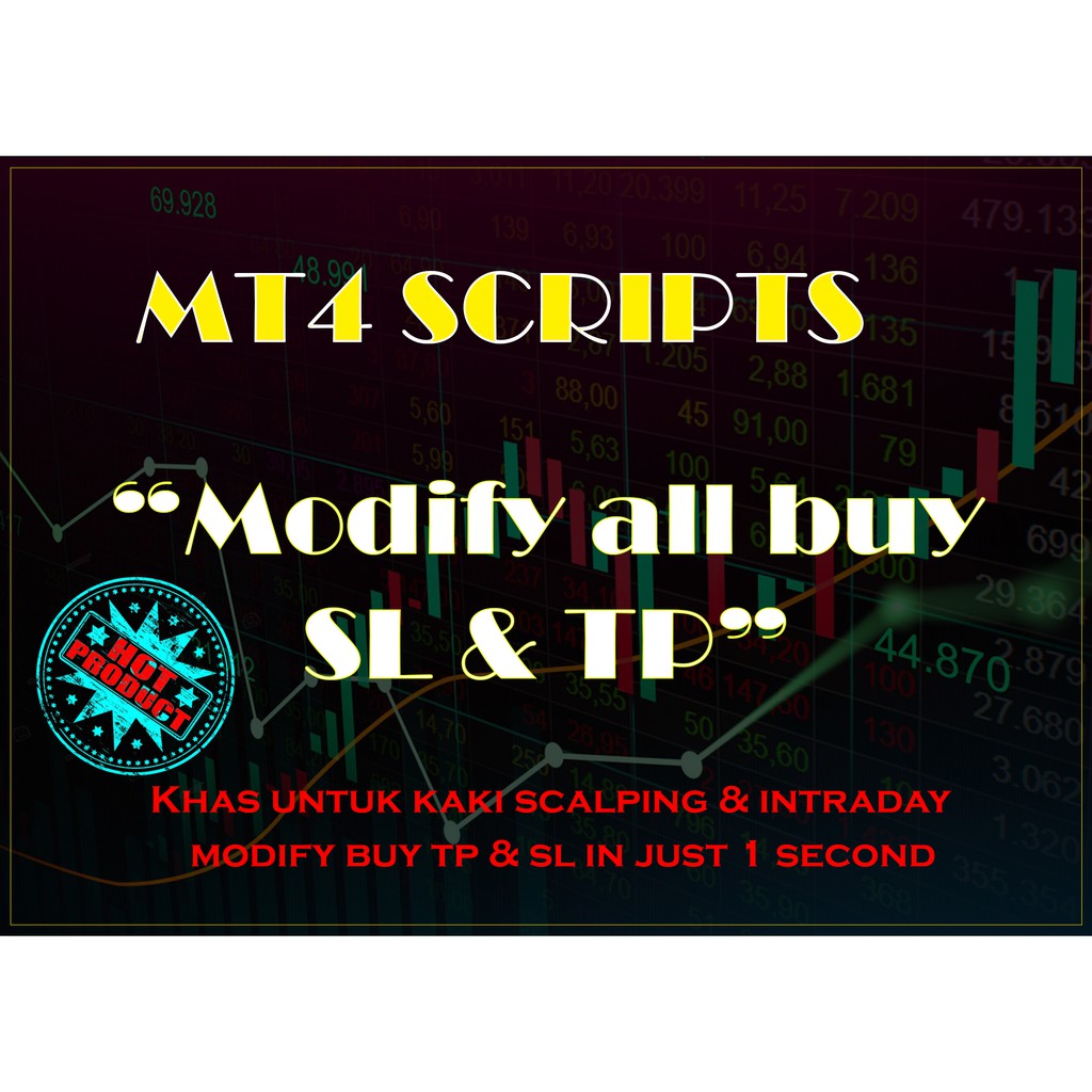 MT4 MODIFY BUY TP & SL SCRIPT (PC) | Shopee Malaysia