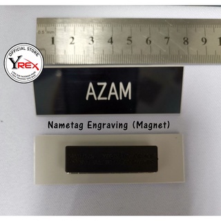 Name Tag Engrave Saiz A,BC (Siap 3 hari)-PIN / MAGNET | Shopee Malaysia