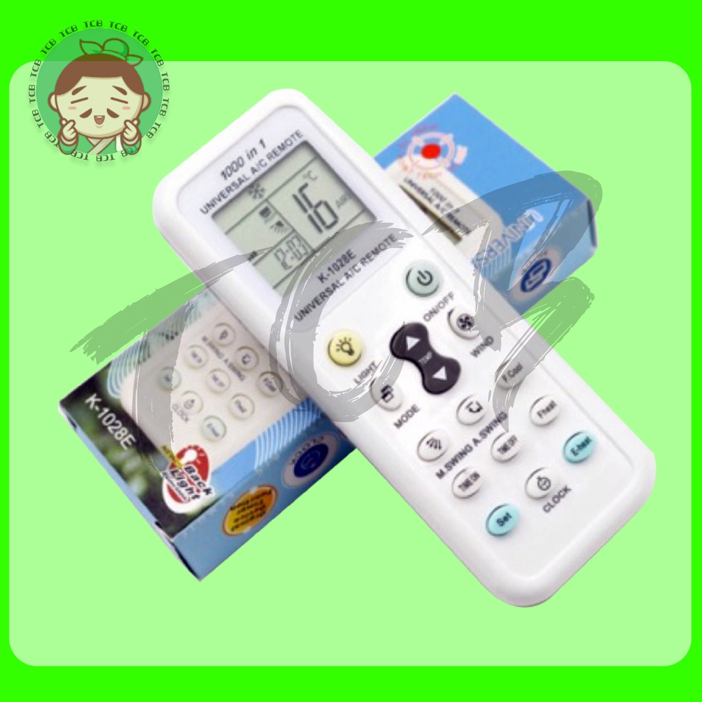 Universal Aircond Remote Control K-1028E 1000 In 1 universal remote ...