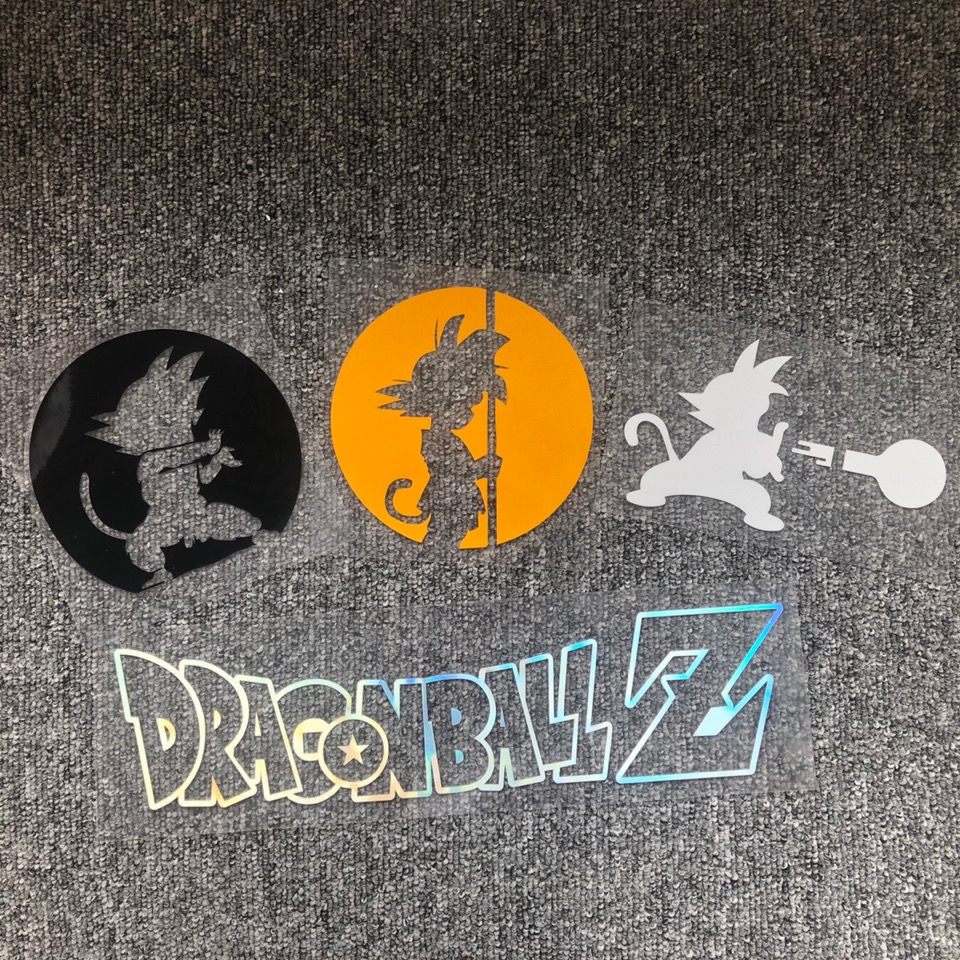 Dragon Ball Stickers Son Goku Car Fuel Tank Cap Electric Anime Rear ...