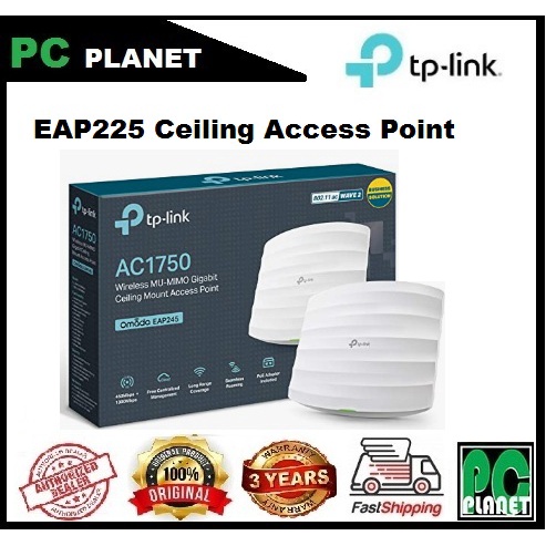 TP-Link EAP225 Ceiling / EAP225-WALL / EAP225-OUTDOOR AC1200 Wireless ...
