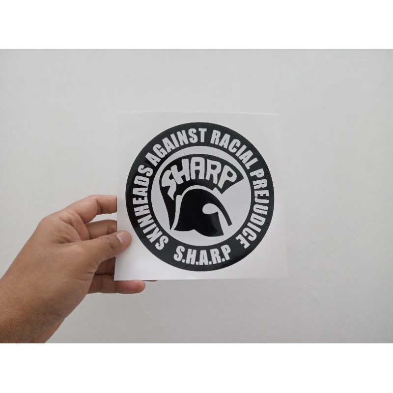 Sticker Skinheads Against Racial Prejudice (SHARP) (saiz mengikut ...