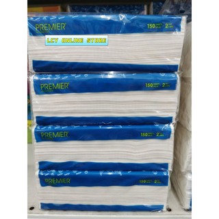 Premier Soft Pack Facial Tissue 2ply 150's X 4pkt Tisu Muka | Shopee ...