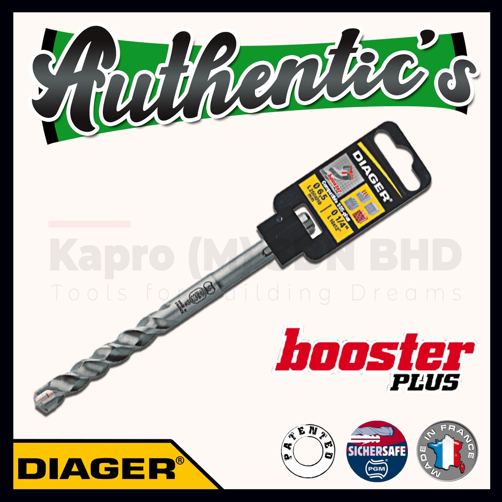 Diager Booster Plus Drill Bit (Made in France) | Shopee Malaysia