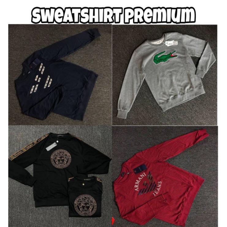 BAJU SWEATSHIRT PREMIUM KOLEKSI READY STOCK | Shopee Malaysia