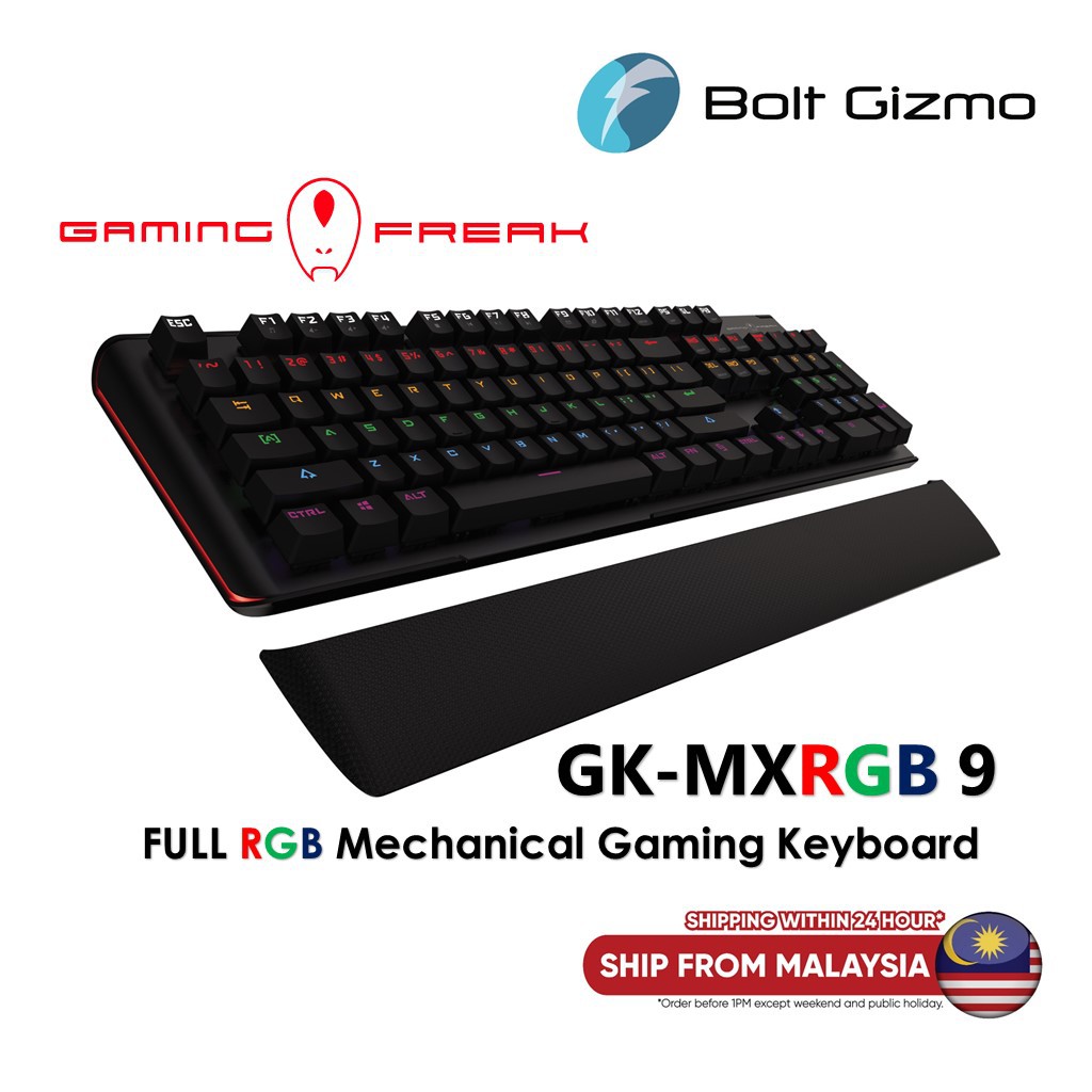 AVF GAMING FREAK GK-MXRGB9 FULL RGB MECHANICAL GAMING KEYBOARD BLUE ...